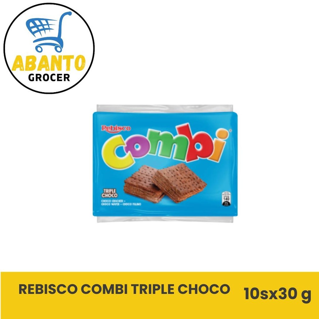 Rebisco Combi Triple Choco 10s x 30g | Shopee Philippines