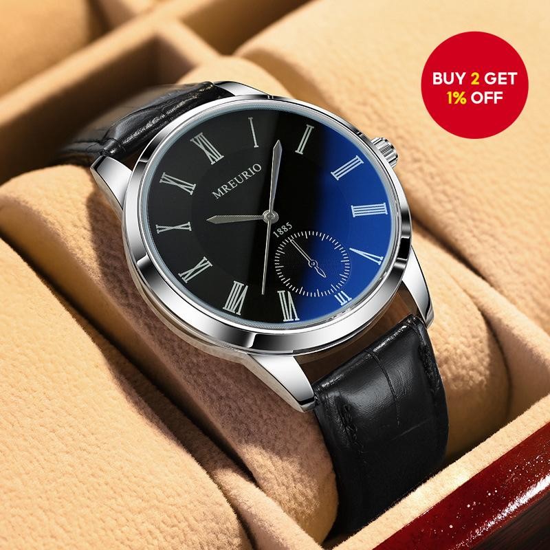 New men's stylish quartz watch, suitable for business and casual ...