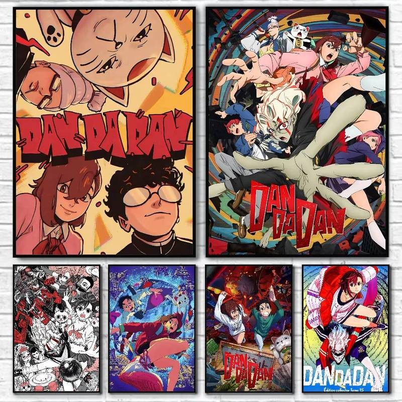 Classic anime Dan Dan Dan poster canvas printing suitable for cafes ...