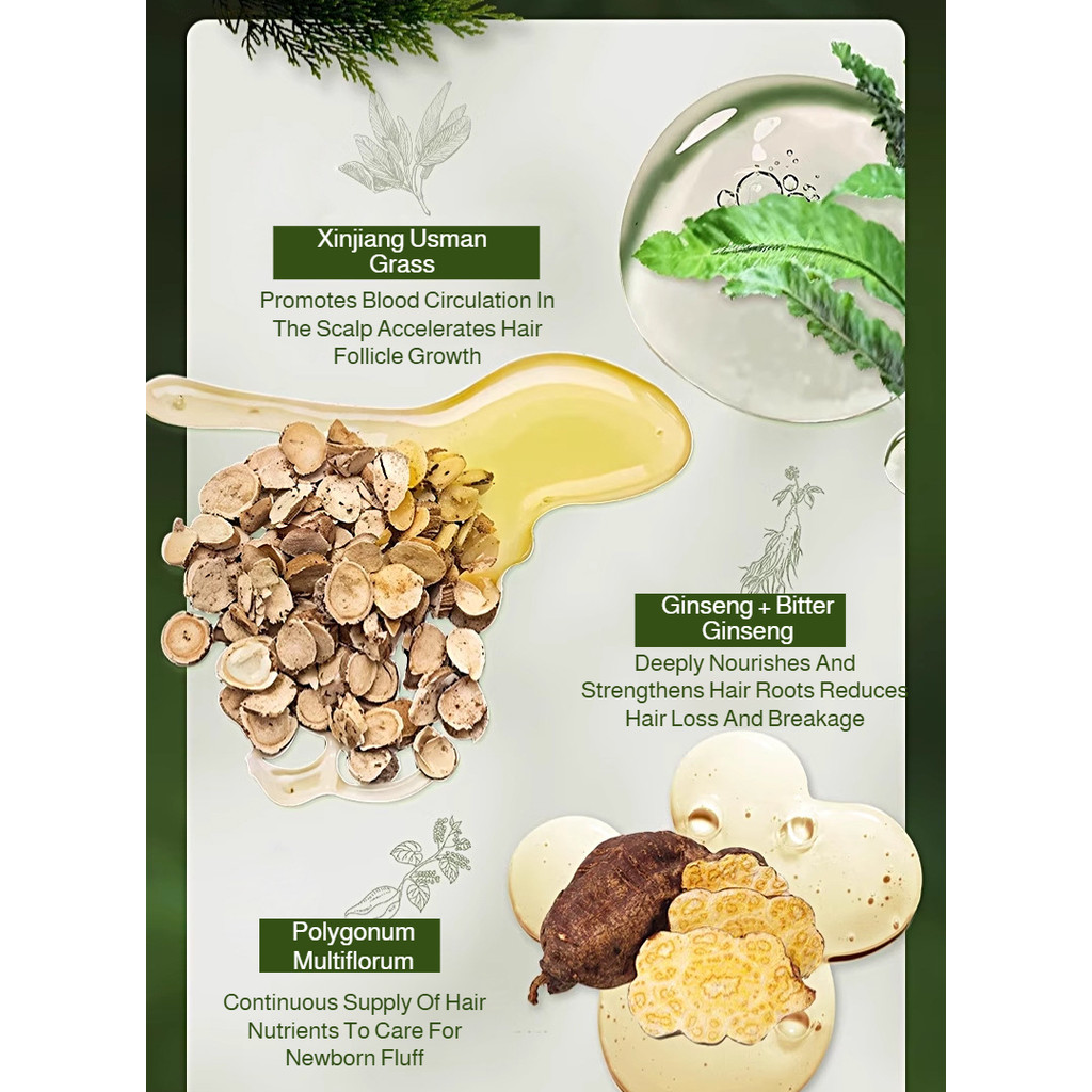 Usman Oriental Arborvitae Hair Growth Soap/Polygonum Multiflorum Soap ...