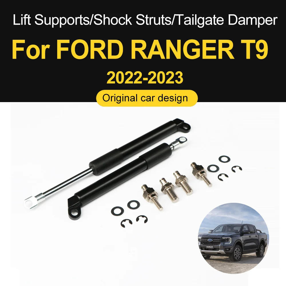 FORD RANGER T9 22-23Installation of Tailgate Slow-Down Damper Rod ...