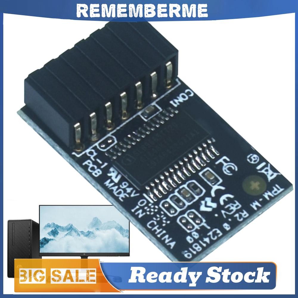 For Asus The Trusted Platform (TPM) Module LPC 14-1 Pin TPM-M R2.0 ...