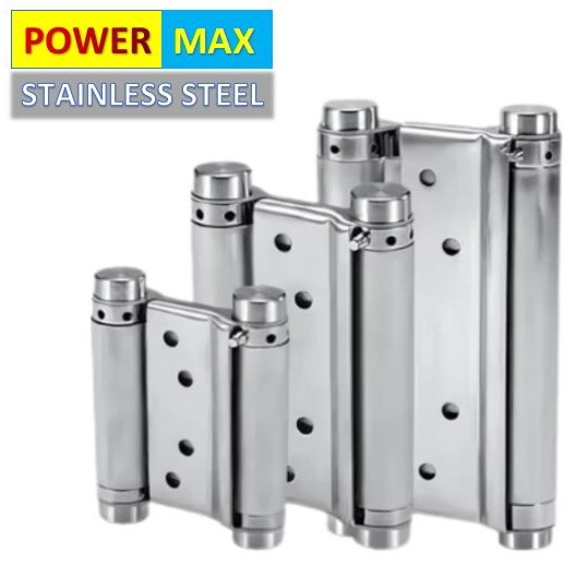 2pcs (1pair) Stainless Steel Cowboy Hinges Counter Cowboy Door Double ...