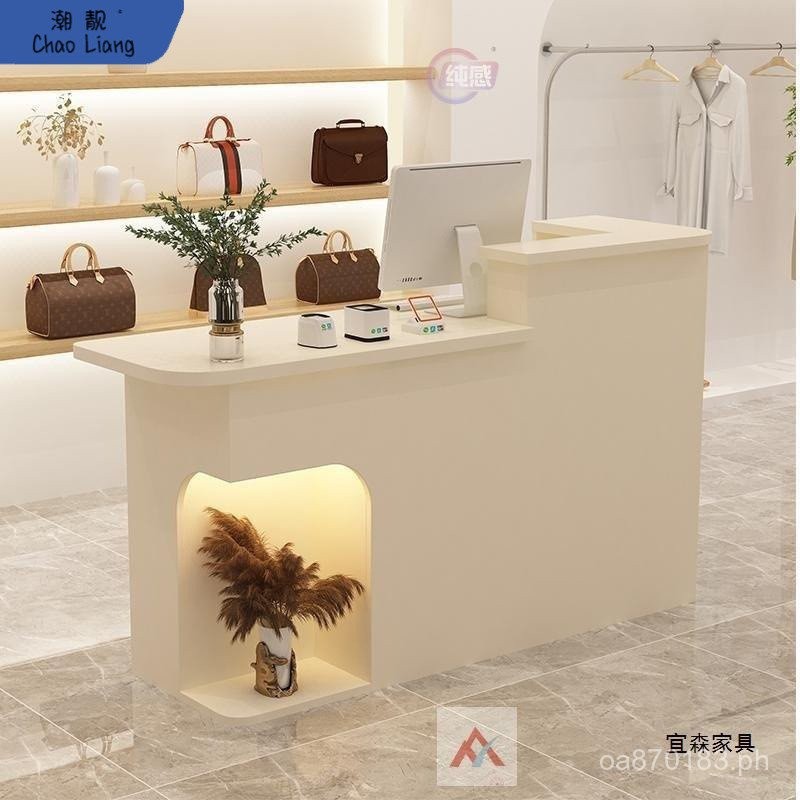 Bar Table Shop Cashier Small Reception Desk Counter Modern Simple ...