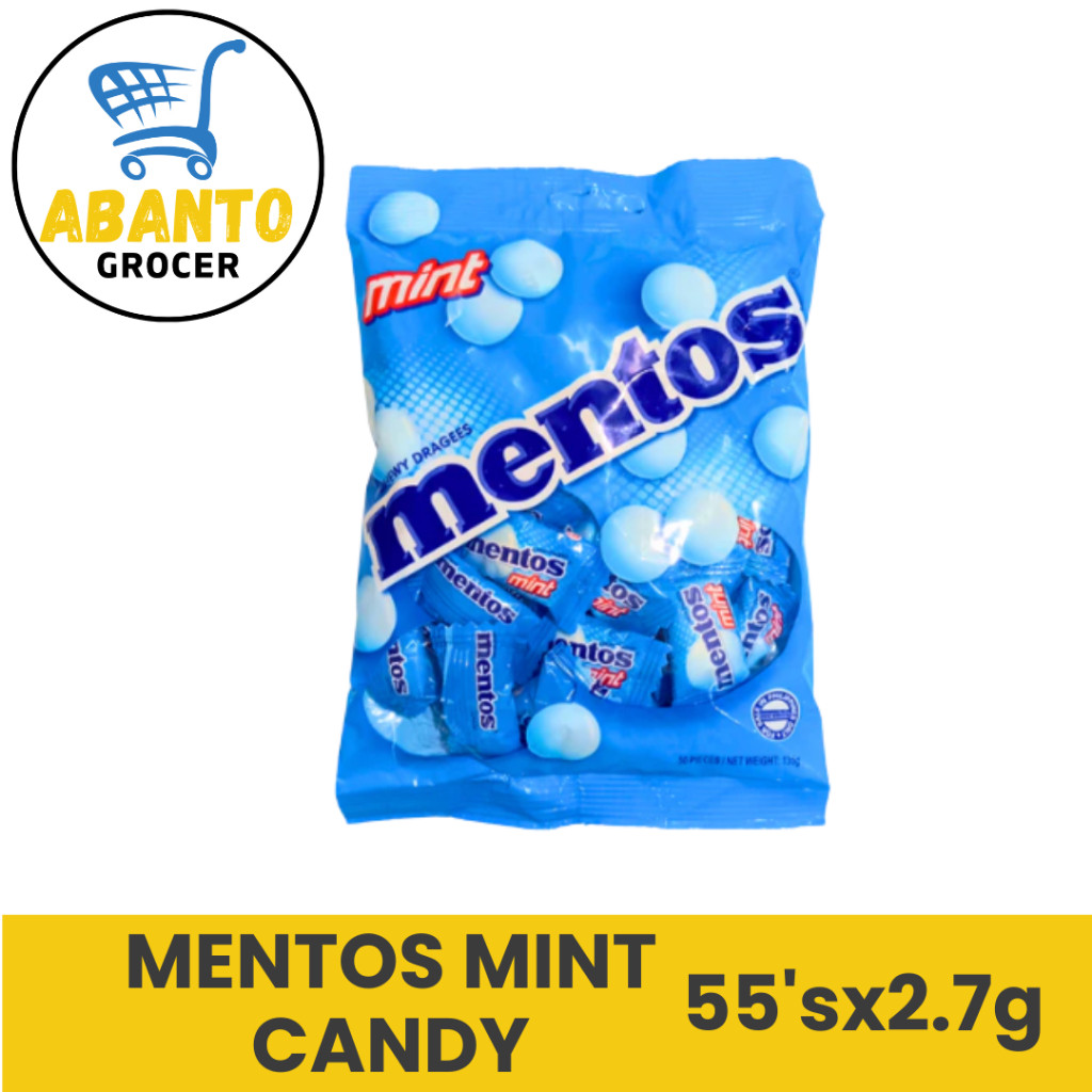 Mentos Mint Candy 55s x 2.7g | Shopee Philippines