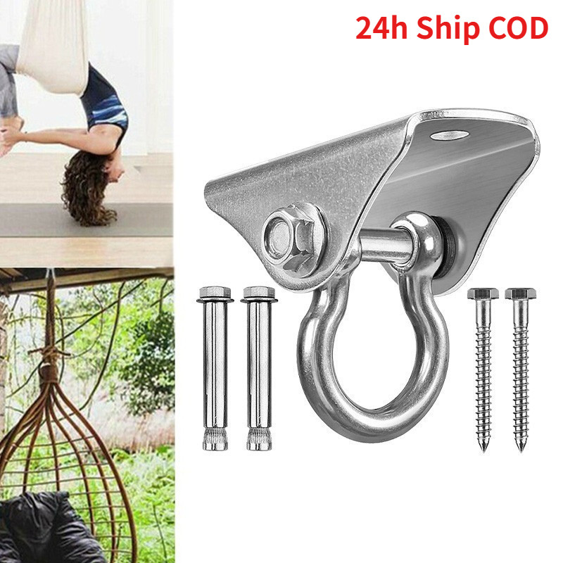 【24h Ship】Steel Boxing Punching Bag ceiling hook group installation ...
