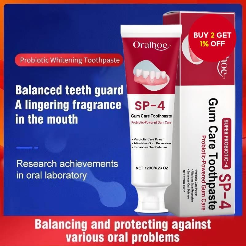 SP-4 Toothpaste, SP-4 Probiotic Toothpaste, SP-4 Whitening Toothpaste, Fresh Breath Toothpaste ...