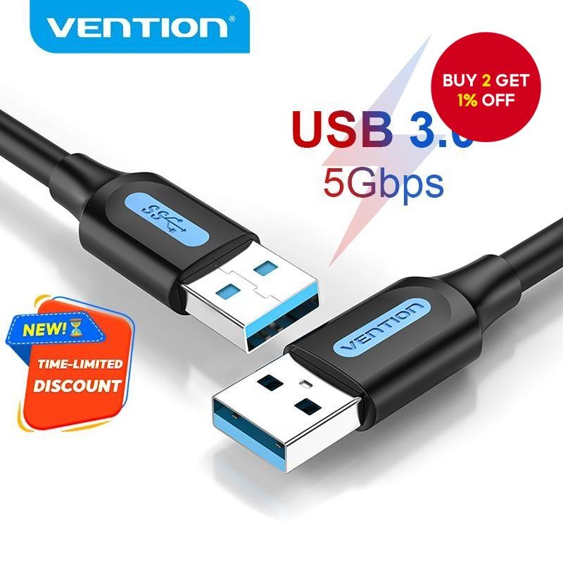 Vention Usb 30 Male to Male Extension Cable Supports 5gbps and 480mbps ...