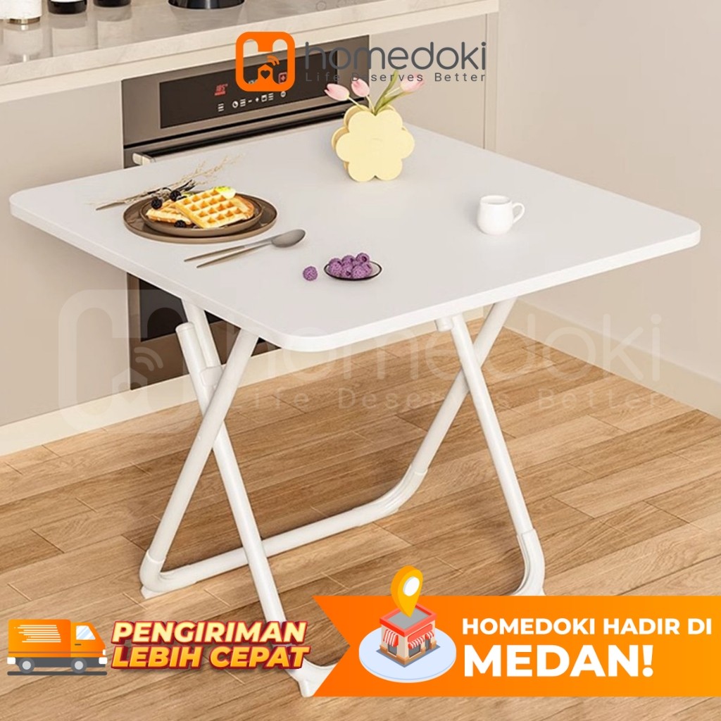 Homedoki Folding Dining Table/Dining Table/Folding Table/Multipurpose Dining Table/Portable ...