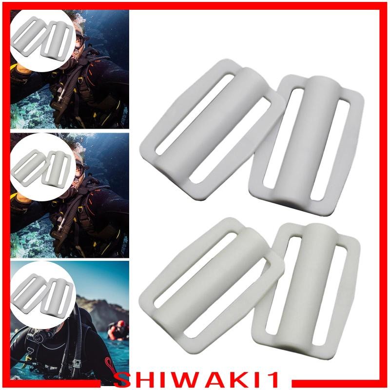[Shiwaki1] 2 Pieces Scuba Diving Weight Belt Webbing Keeper Replaces ...