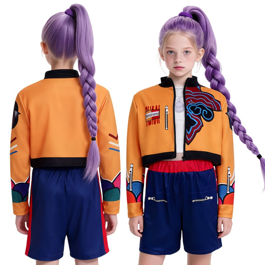 3pcs/set Girls HUNTR/X K-Pop Demon Hunters Lead Vocalist Rumi Yellow ...