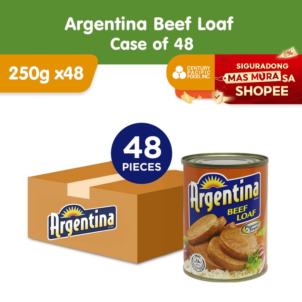 Argentina Beef Loaf 250g (Case of 48pcs) - Halal Certified | Shopee ...