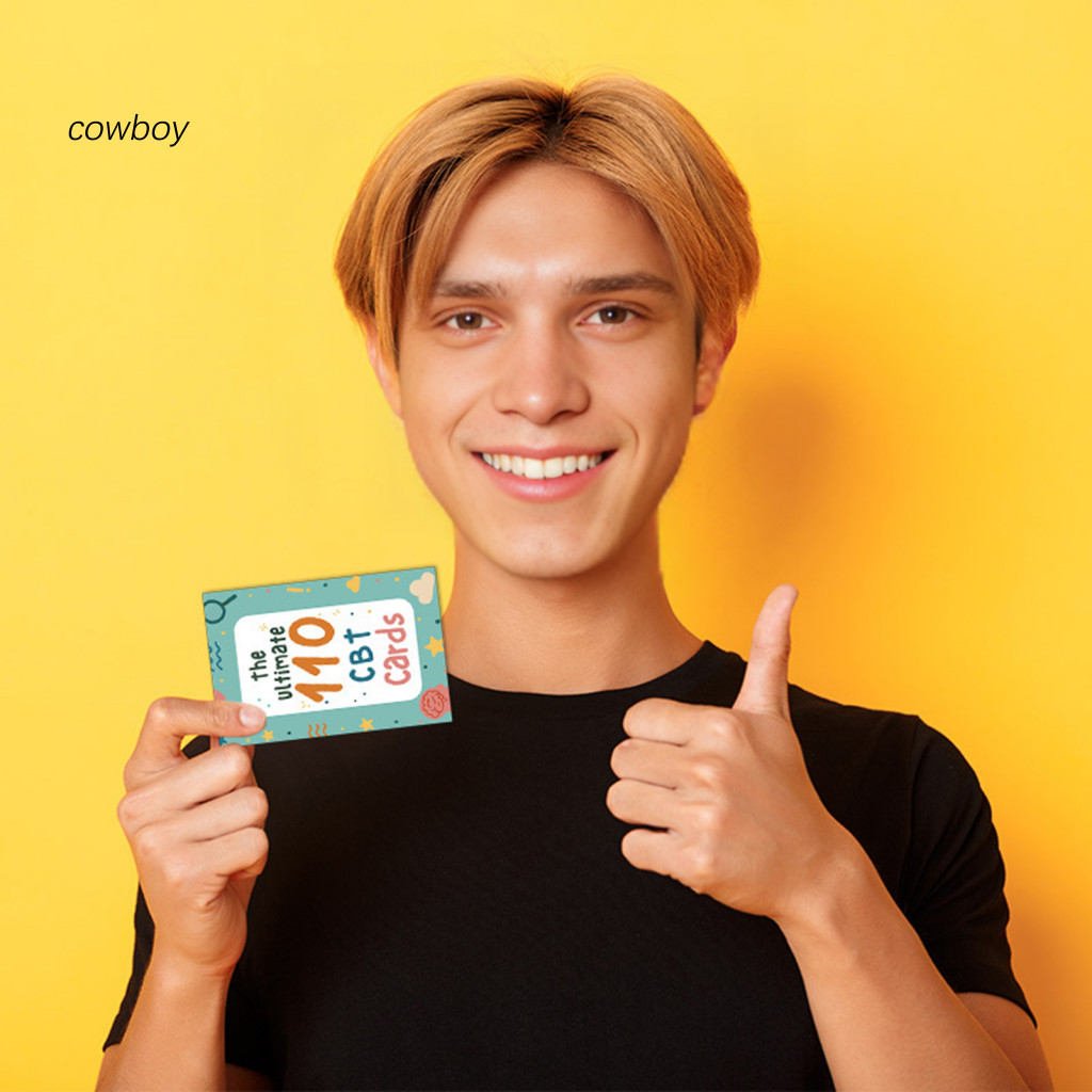 cowboy| Conversation Starter Mental Health Cards Positive Thinking ...