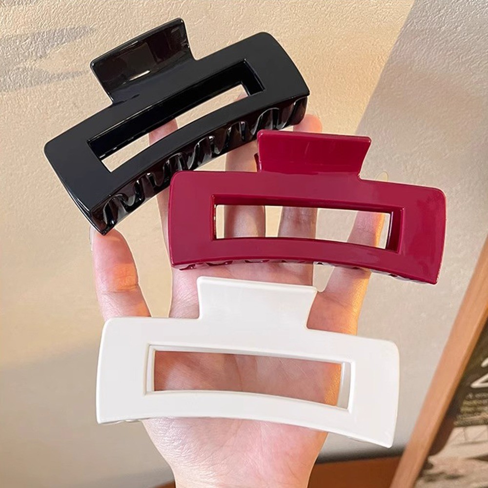 2025 New Square Soft Silicone Anti-falling Not Hard Head Shark Clip ...