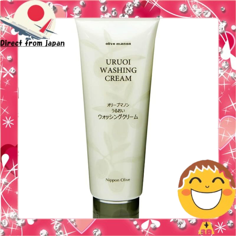 Olive Manon Moisturizing Washing Cream 150g【Facial Cleanser】【Fragrance ...
