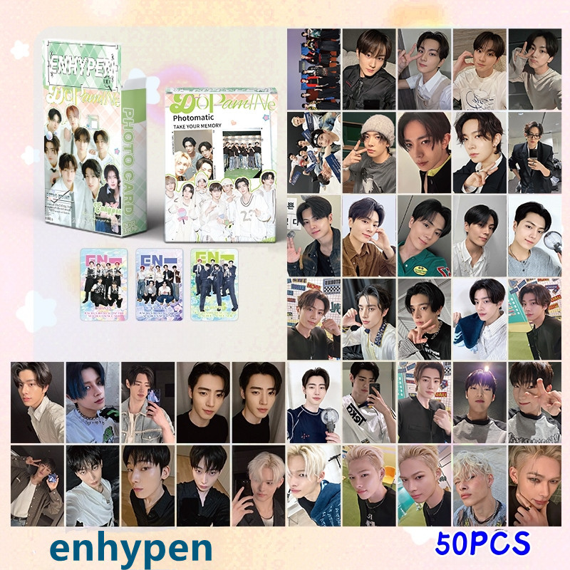 EN HEESEUNG Holographic Postcards MEMORABILIA 2024 GGU GGU PACKAGE SUNGHOON JAKE JAY JUNGWON NI ...