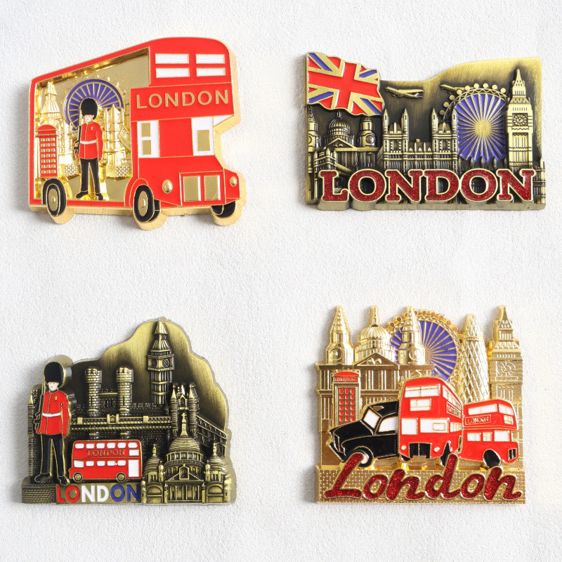 London UK 3D Fridge Magnets Tourism Souvenir Resin Refrigerator Magnets ...
