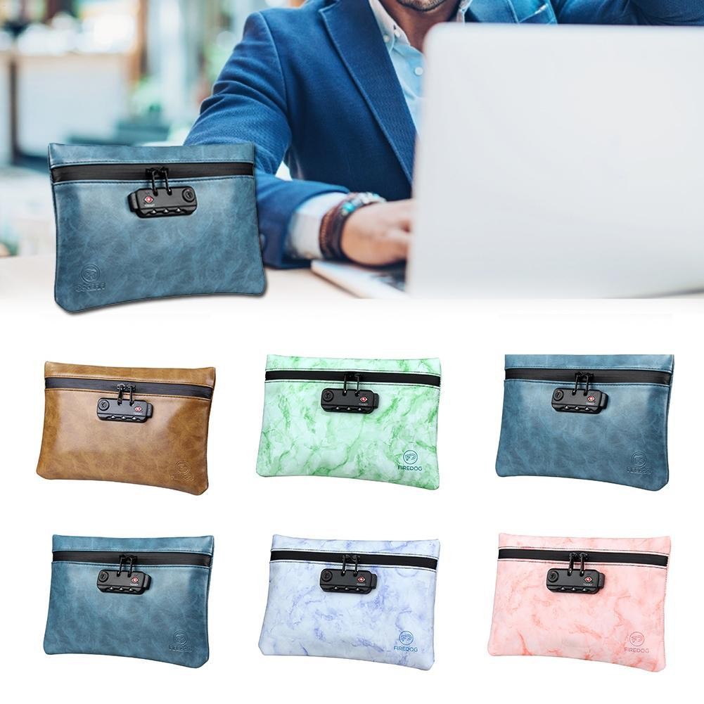 Smell Proof Smoking Tobaccoes Bag With Password Lock Small Safes Bags ...