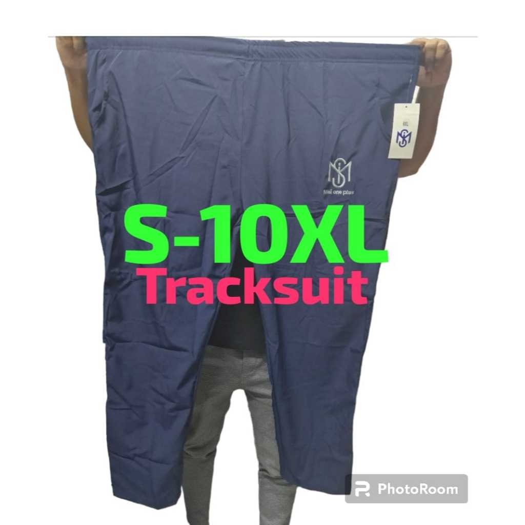 (S-10XL)Tracksuit BIG SIZE track suit lelaki perempuan SELUAR SUKAN ...