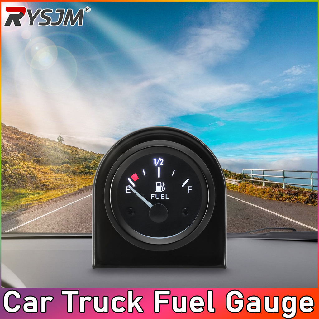 12V 240-33Ohms Car Truck Vehicle Fuel Level Gauge White LED Light 2 ...