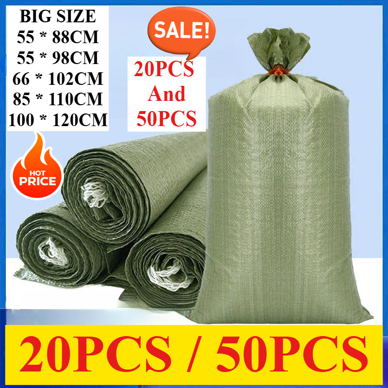 SAKO Big Size - Heavy Duty Green Sack for Storage and Trash | Shopee ...