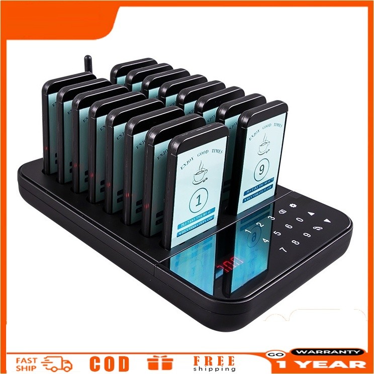 [COD][HOT]Beeper Pager Restaurant Pager Wireless Calling System ...