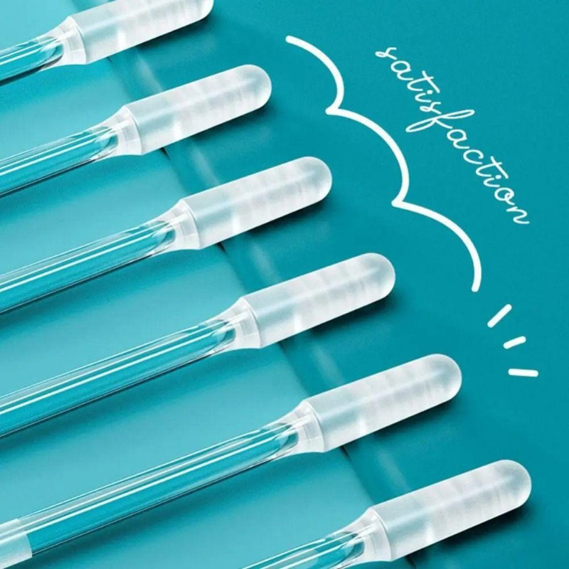 24PC Disposable Sticky Ear Swabs Reusable Silicone Ear Cleaning Sticks ...