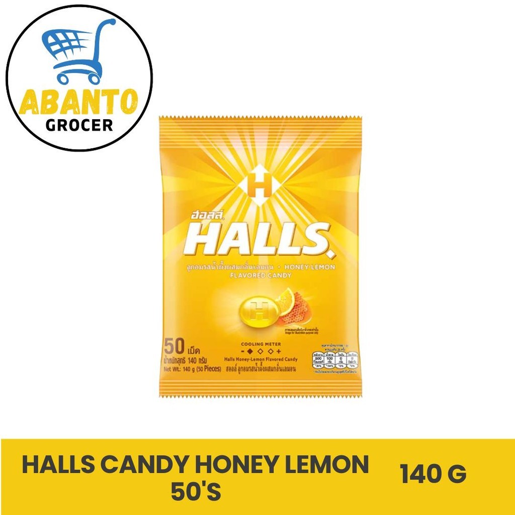 Halls Candy Honey Lemon 50 s (140 g) | Shopee Philippines