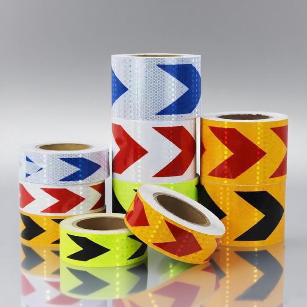 High-Visibility Arrow Reflective Tape, Waterproof Truck Safety Stickers ...