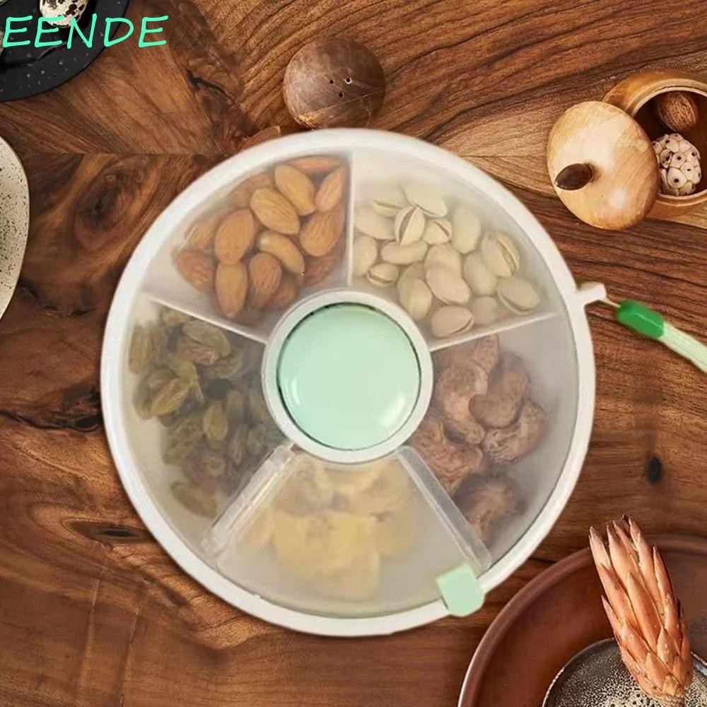 EENDE Rotating Snack Container, Moisture Proof Portable Snack Spinner ...