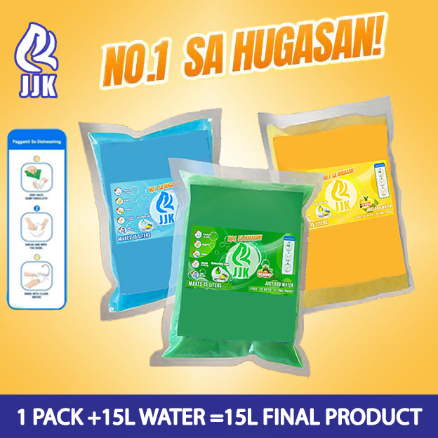 JJK Easy Mix Dishwashing liquid DIY Kit Yields 3L 5L 15L Just Add Water ...