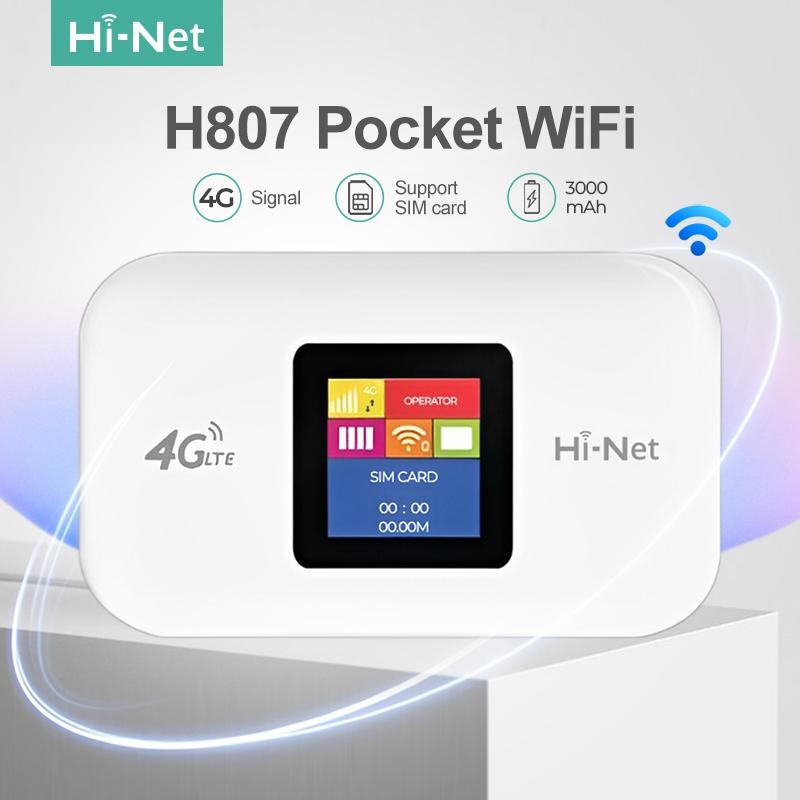HiNet H807 Pocket WiFi 4G LTE Pocket WiFi Router with 150Mbps Speed and ...