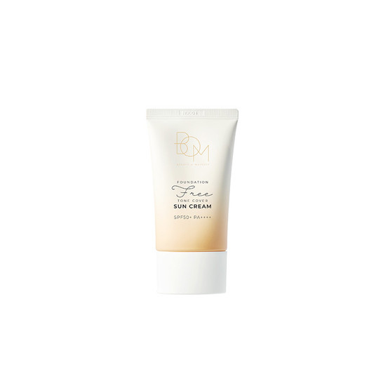 BOM Foundation-Free Tone Cover Sun Cream SPF50+PA++++ 50g | Shopee ...