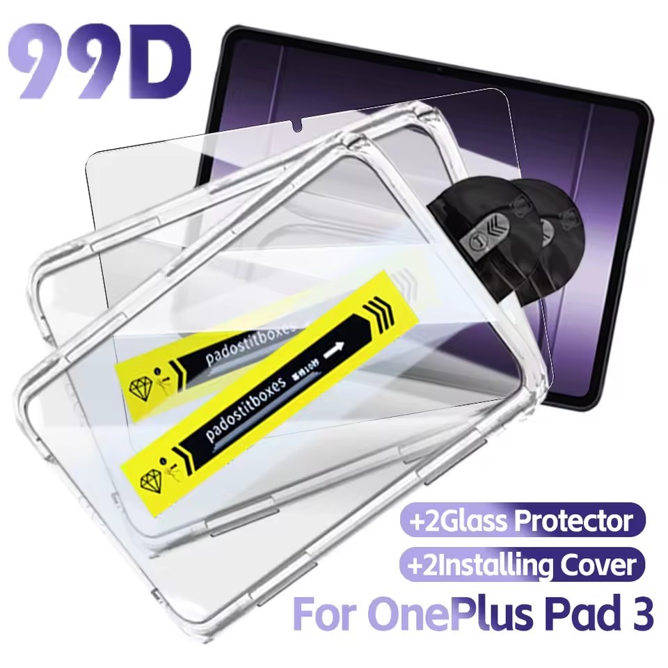 2Pcs One-Step Screen Protector for OnePlus Pad 3 - Easy Install ...