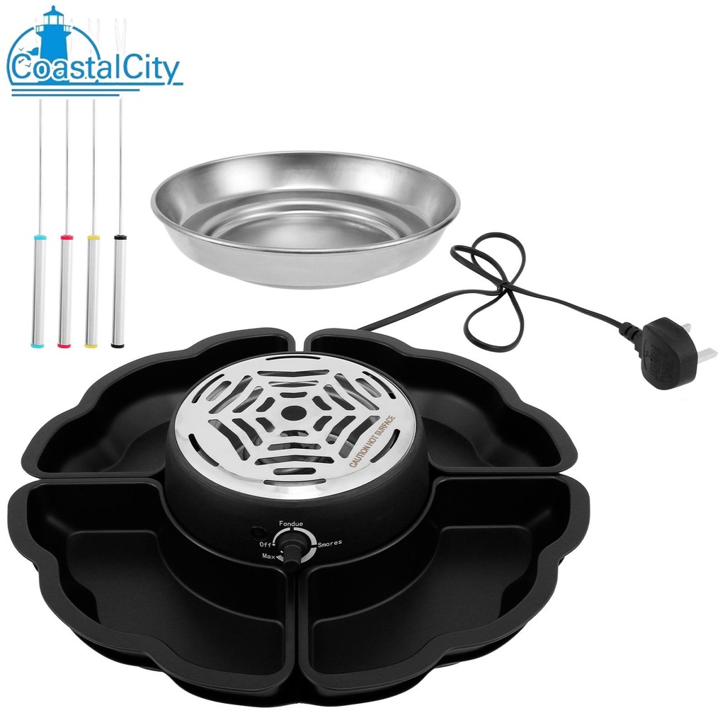2 in 1 Electric Smores Maker Tabletop Indoor Electric Marshmallow ...