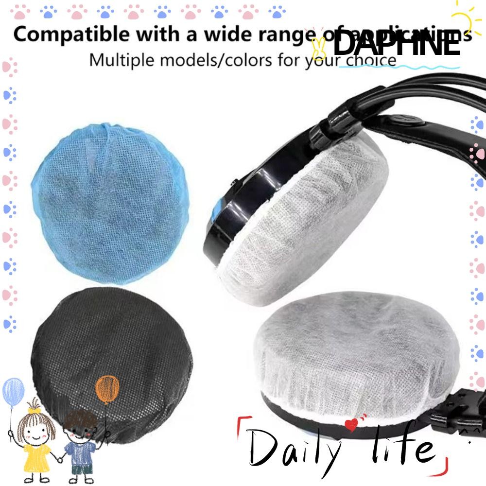 DAPHNE 100Pcs/Bag Microphone Covers, Dirt-proof Sweat-proof Headphone ...