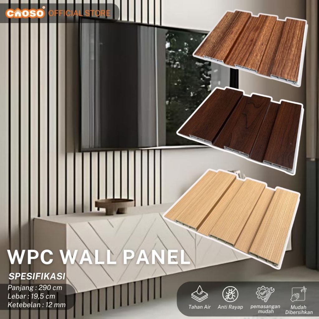 GERISAL WPC Wall Panel 3 Meter Wooden Wall Decoration | Wall Panel Wood ...