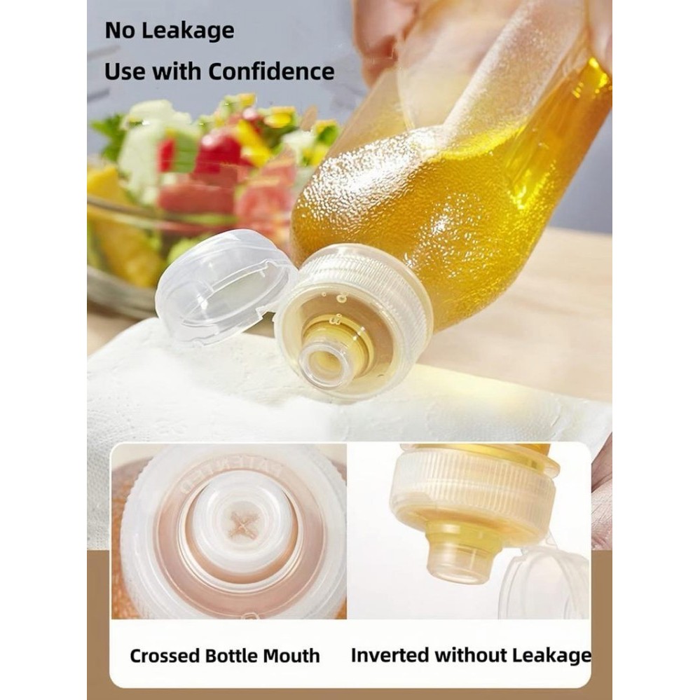 300/500ML Condiments Oil Bottle Kitchen Oil Dispenser Soy Sauce Vinegar ...