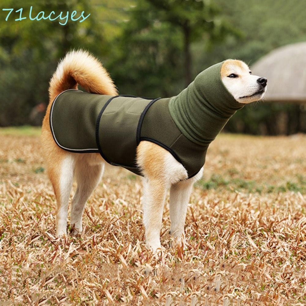 LACYES Dog Anxiety Vest, Elastic Windproof Dogs Calming Jacket, Dog ...