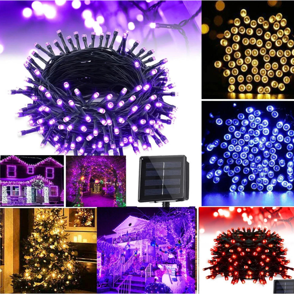 XMAS LIGHTS SOLAR SOLAR LIGHTS OUTDOOR CHRISTMAS LIGHTS Solar Fairy ...