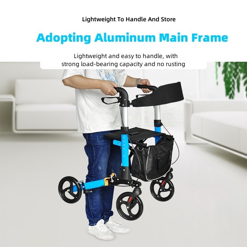 Elderly Disabled Rehabilitation Walking Assist Rollator Household ...