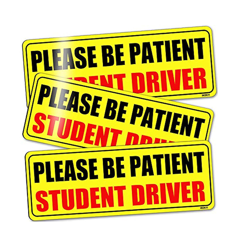 Magnet Student Driver Reflective Stickers New Drivers Sticker New ...
