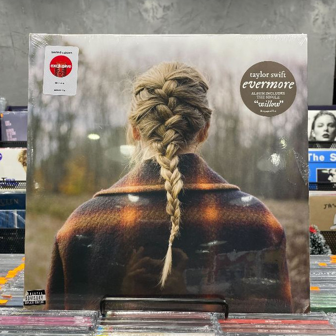 TAYLOR SWIFT Evermore Vinyl (Target, Red, 2LP) | Shopee Philippines