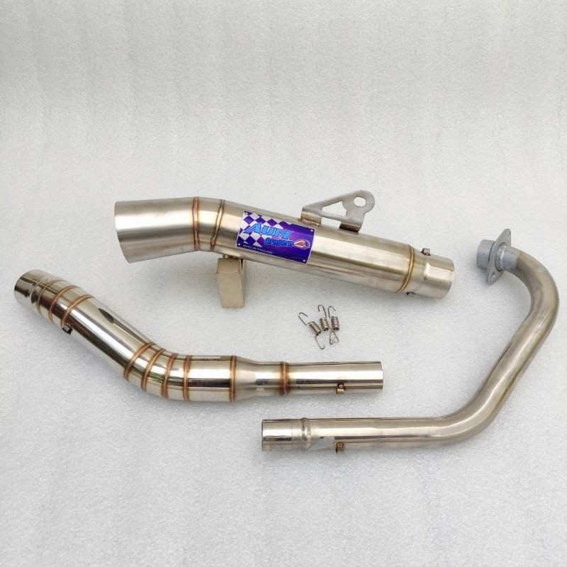 AUN pipe super open 51mm canister tube type 1set for Tmx 125 Tmx 155 ...