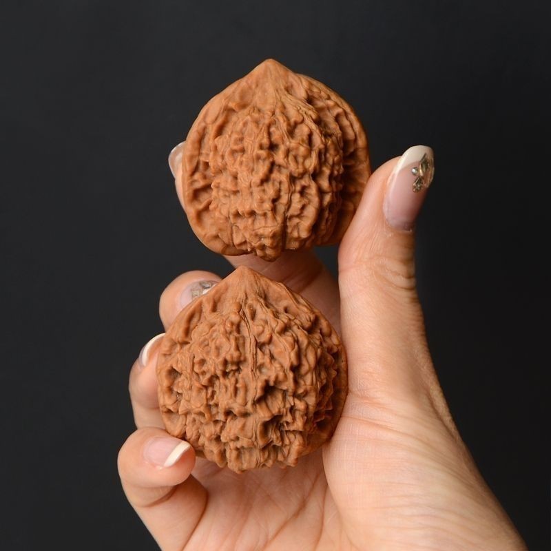 Wen Play Walnut Lion Head Kirin Pattern Official Hat Handle Piece Wen ...