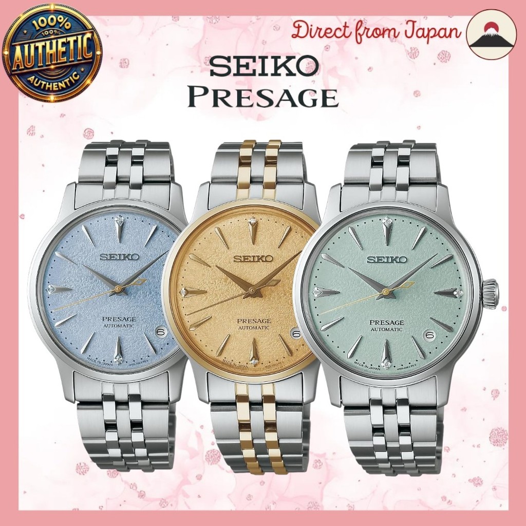 Seiko Presage SRRY052 Cocktail Time Automatic Watch For Women - 34mm ...