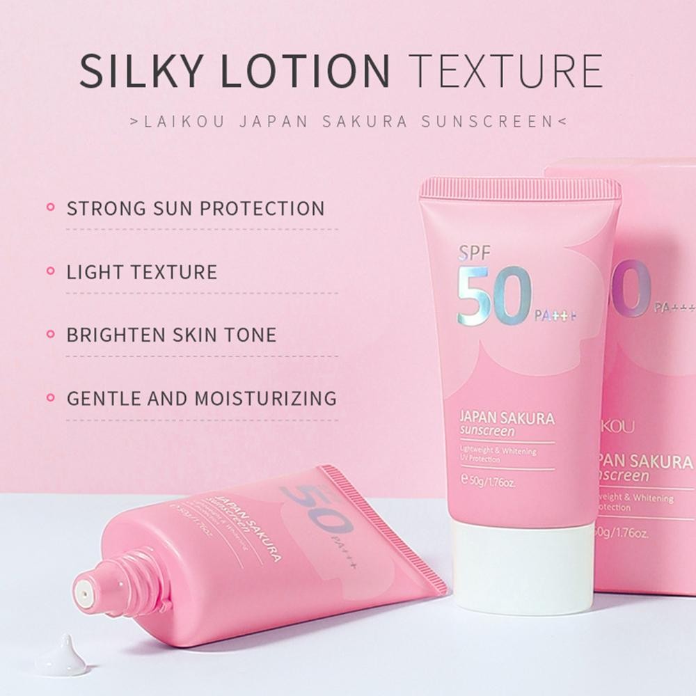 Sakura Sunscreen Cream Korean Protector Facial Sun Spf50 Isolation ...