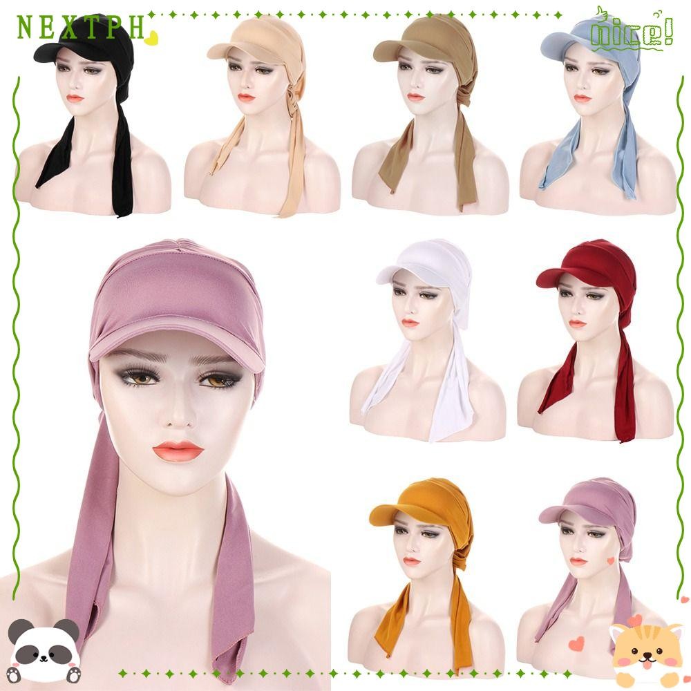 NEXTPH Wrap Caps Fashion Headscarf Sunscreen Turban Hat | Shopee ...