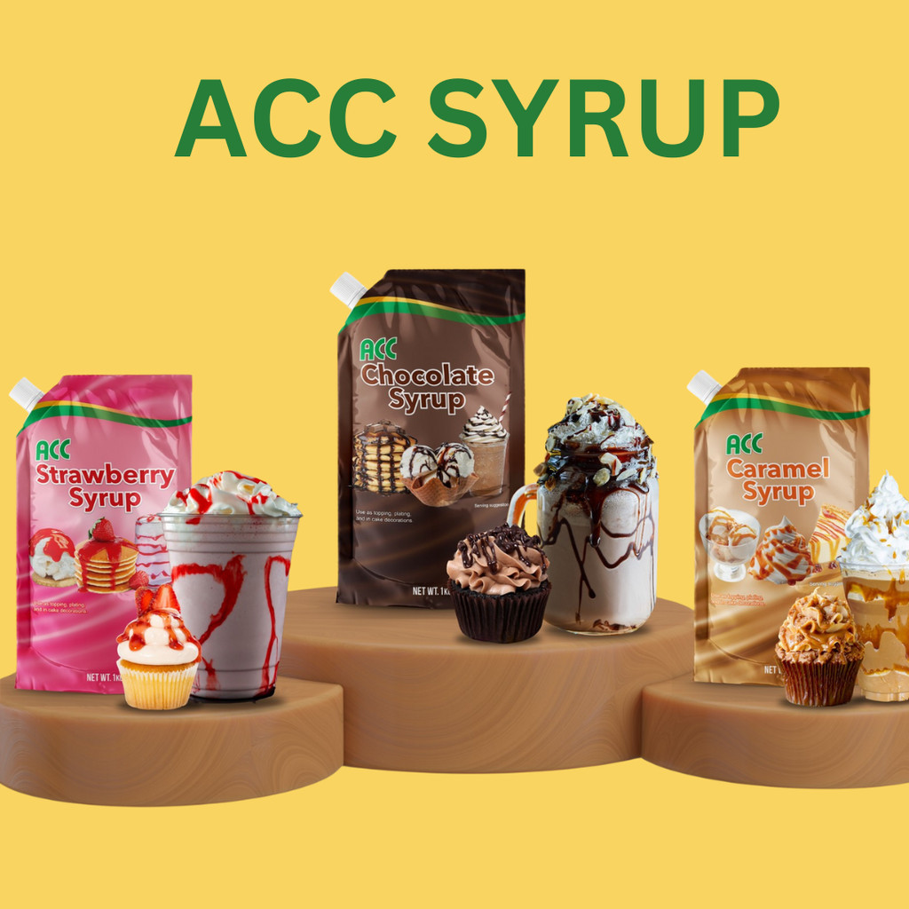Achievers ACC SYRUP 1KILO ( Strawberry / Chocolate / Caramel/ Blueberry ...