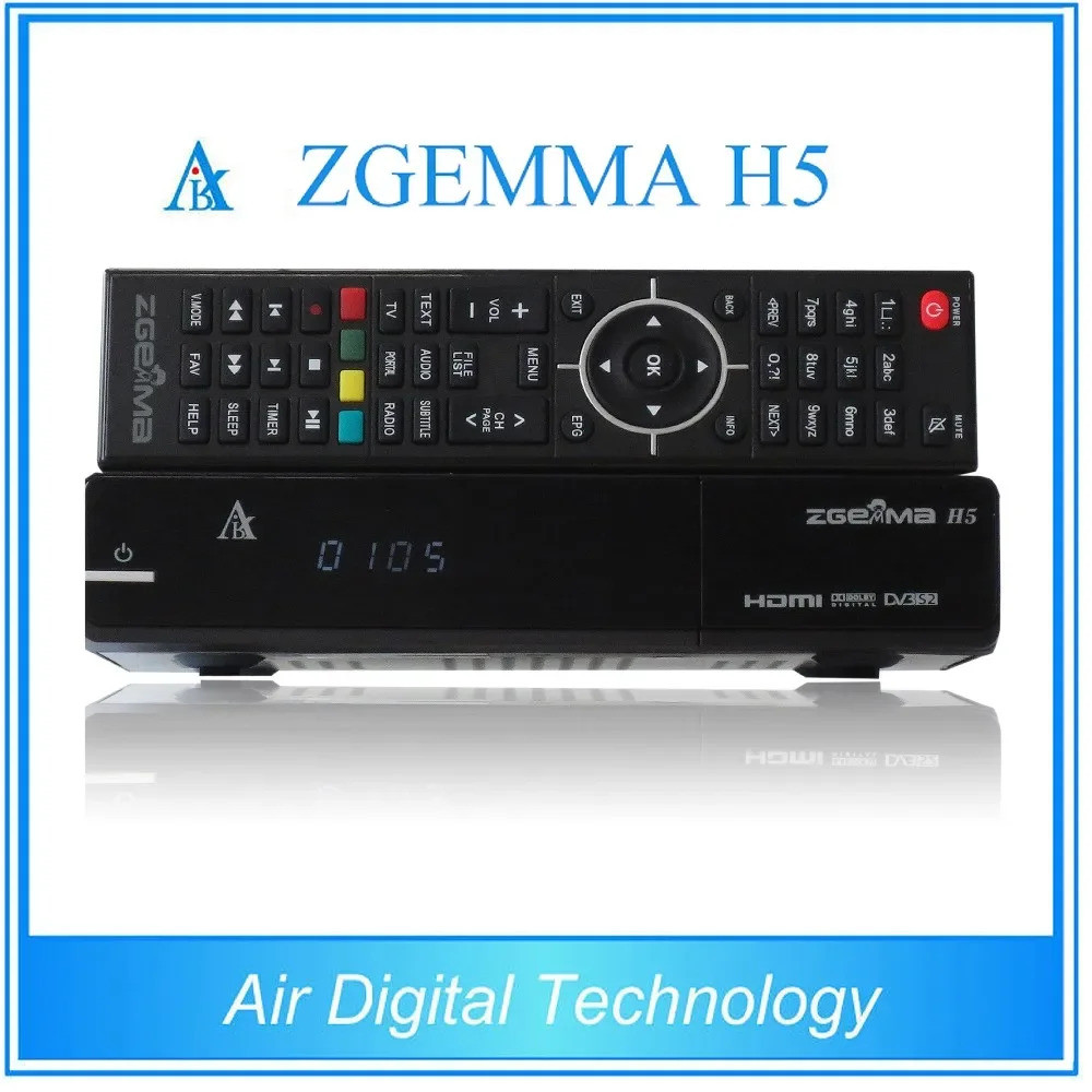 Zgemma H5 1080p Tv Decoder With Built-in Two Tuners Dvb-s2 + Dvb-t2/c ...